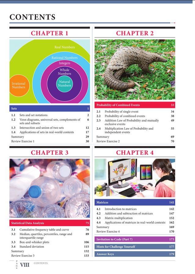 Full Set of Think Mathematics Secondary 4A and 4B Textbooks bundled wi ...